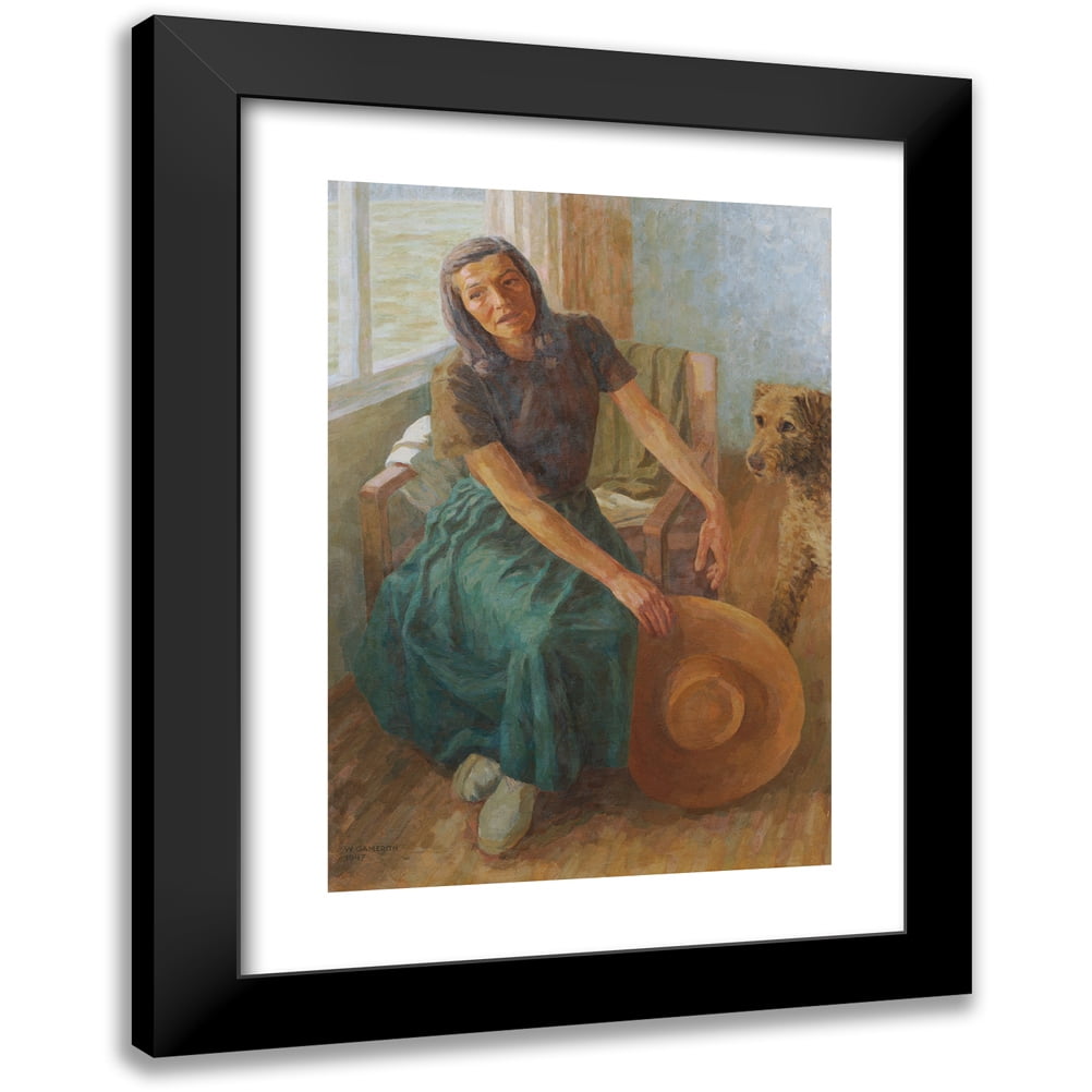 Walther Gamerith 11x14 Black Modern Framed Museum Art Print Titled ...