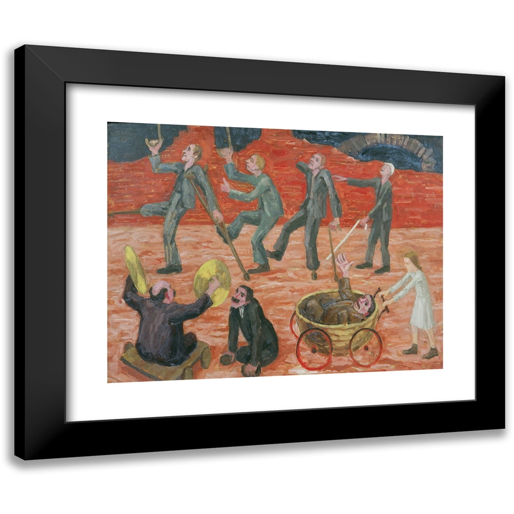 Walther Gamerith 14x12 Black Modern Framed Museum Art Print Titled ...