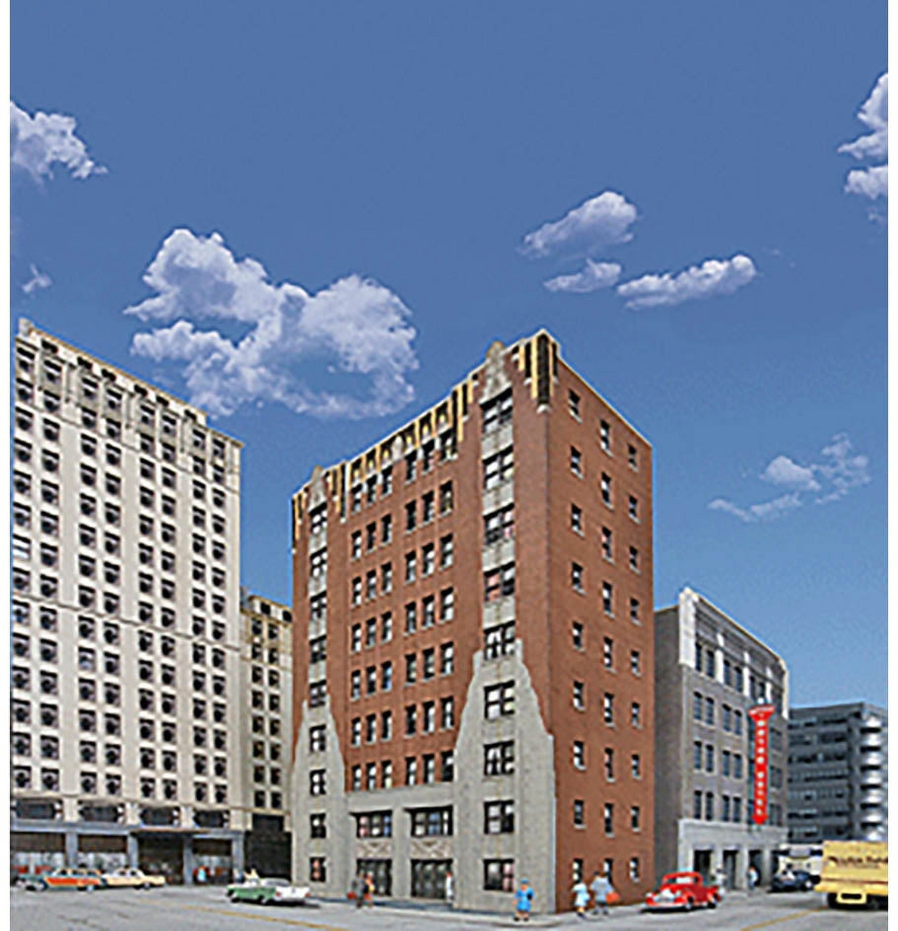 Walthers Cornerstone HO Scale Building/Structure Kit City Apartment ...