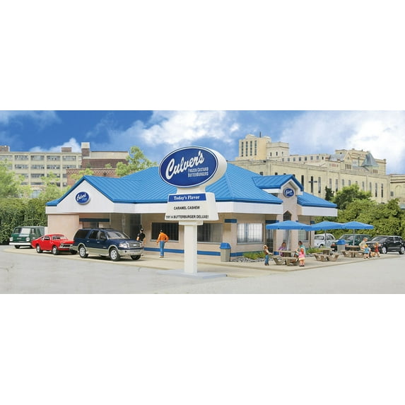 Walthers Cornerstone HO Scale Building/Structure Kit Culver's ...