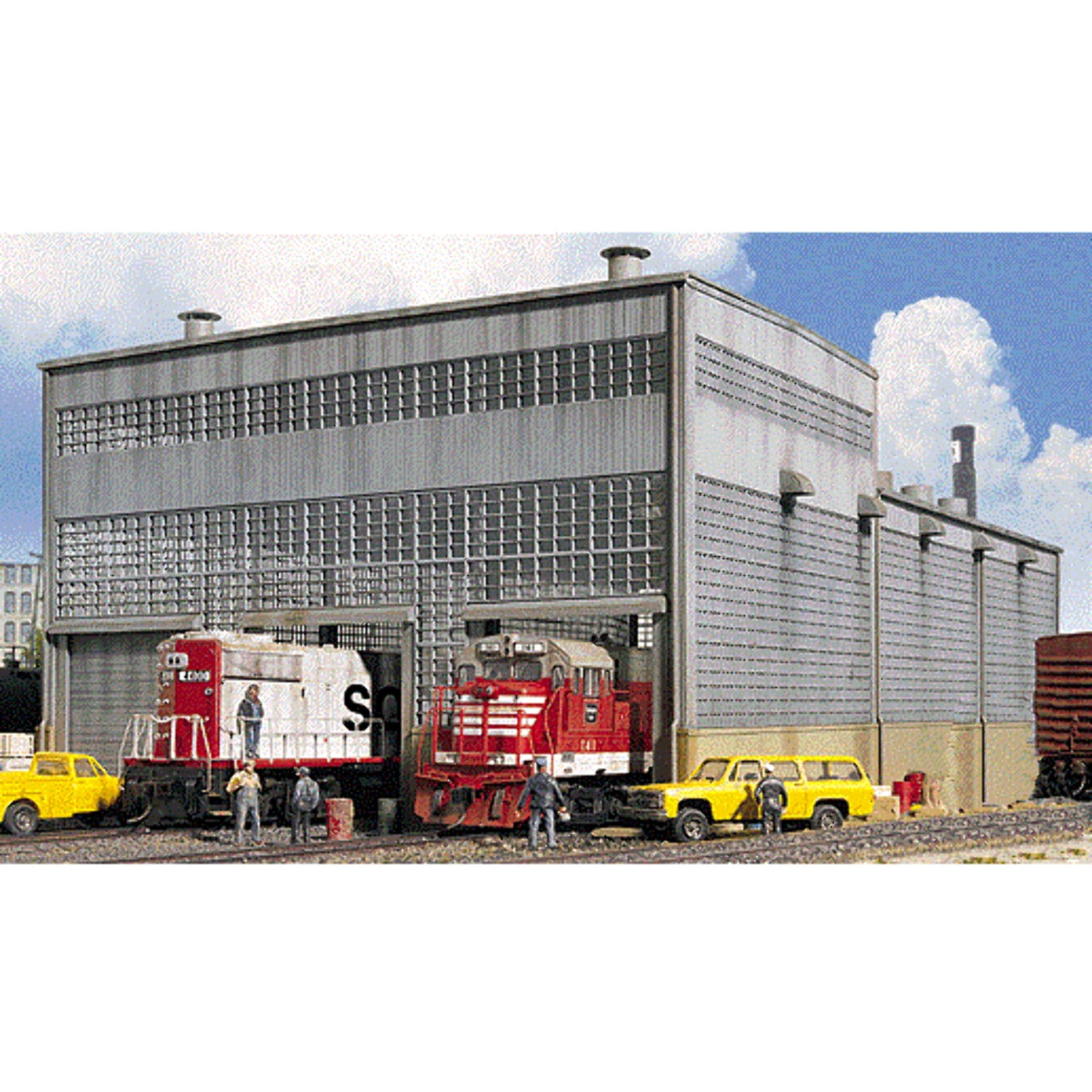 Walthers Cornerstone HO Scale Building/Structure Kit Diesel Service ...