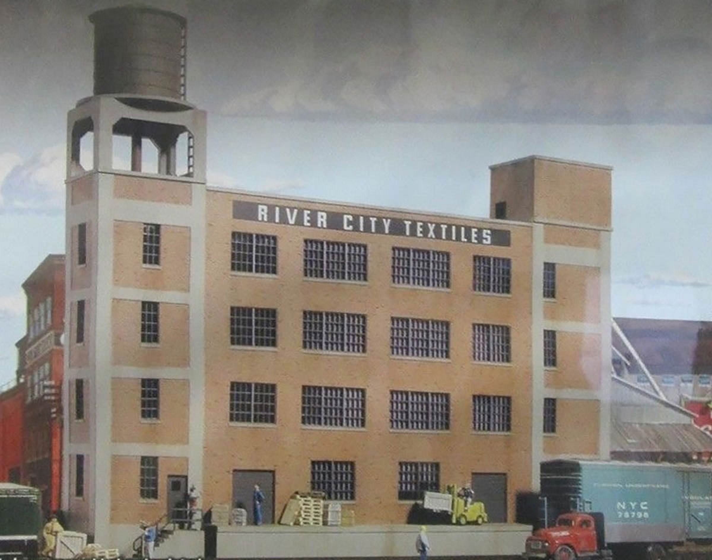 Walthers Cornerstone HO Scale Building/Structure Kit River City ...