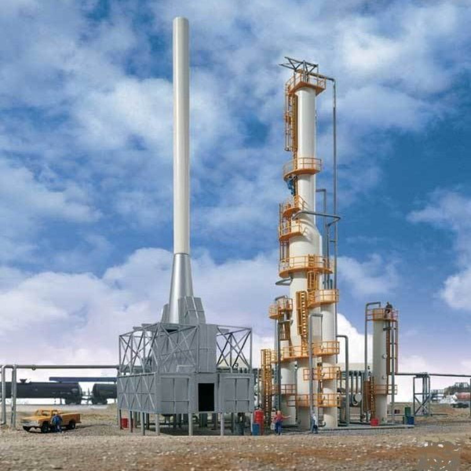 Walthers Cornerstone HO Scale Building/Structure Kit United Petroleum ...