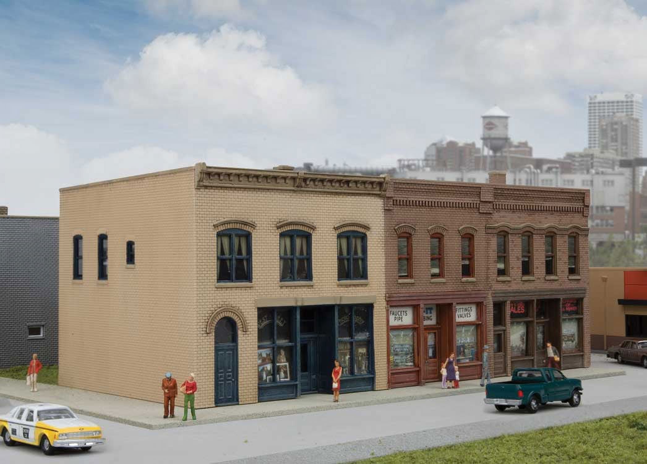 Walthers Cornerstone N Scale Building/Structure Kit Merchant's Row III ...