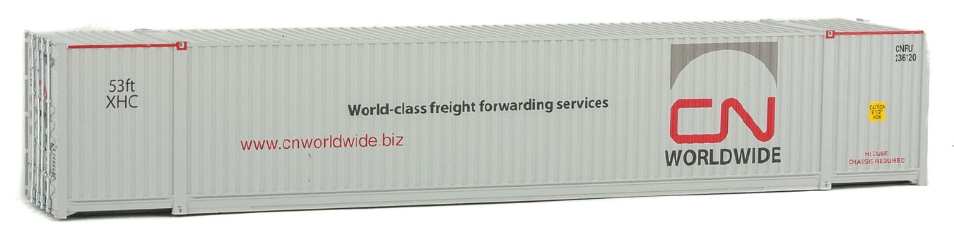 HO Scale Container Walthers HO Scale 53' Singamas Container - Canadian ...