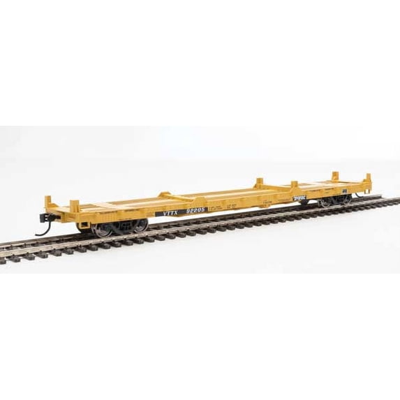 Walthers HO Scale 60' P-S Flatcar TTX/VTTX #92205 (20/40ft Container ...