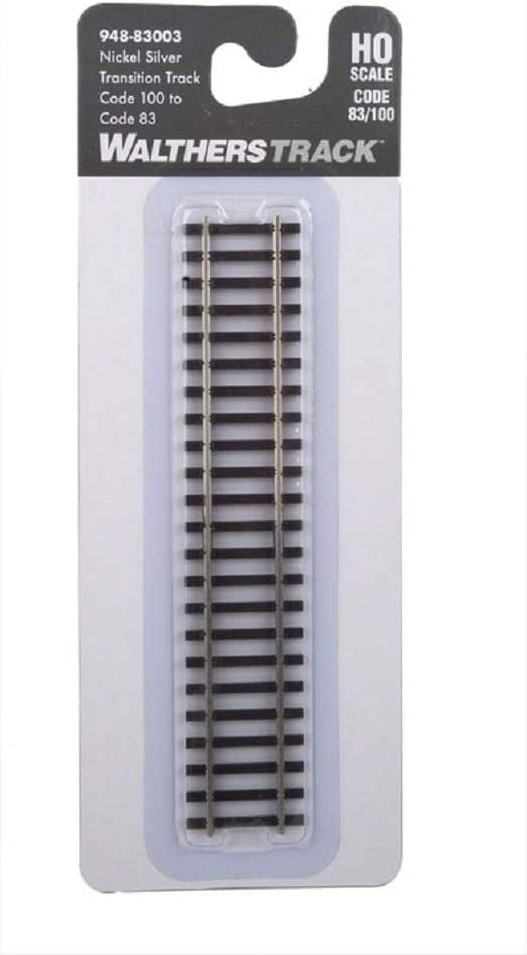 Walthers HO Scale Code 83 to Code 100 Nickel Silver Transition Track ...