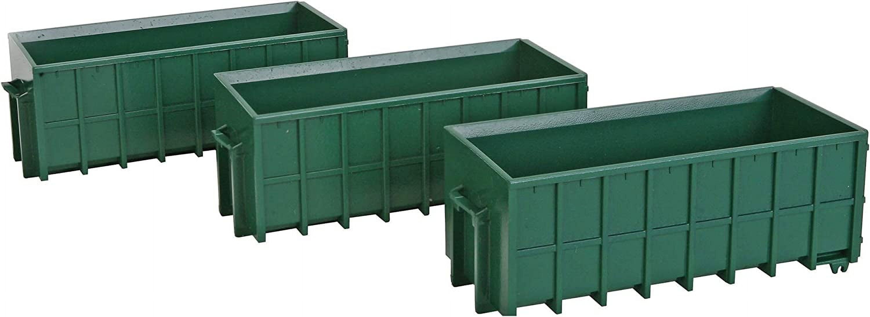 Walthers SceneMaster Assembled Dumpster Toy (3 Pack), Large Large ...