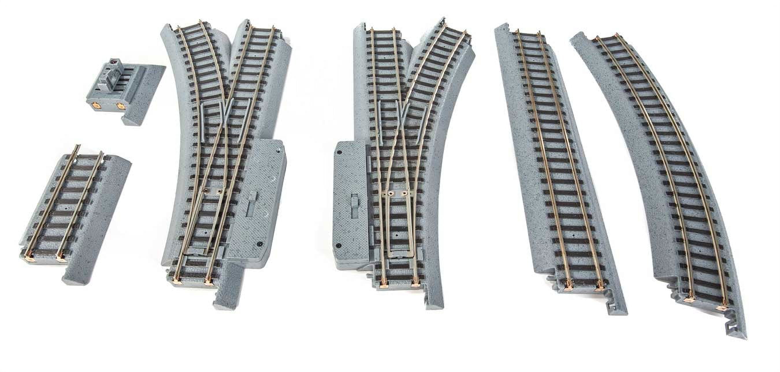Walthers Trainline HO Scale Power-Loc Track/Gray Roadbed Expander Pack ...
