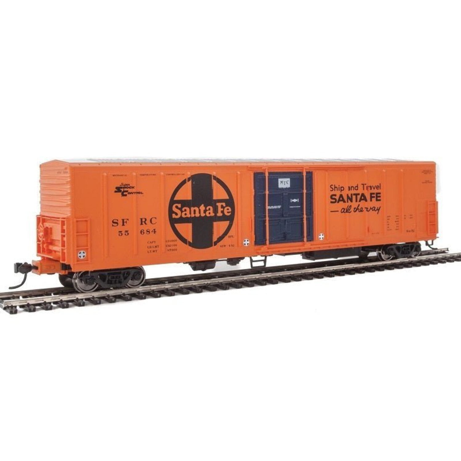 WalthersMainline® 57' Mechanical Reefer Santa Fe SFRC #55684, HO Scale ...