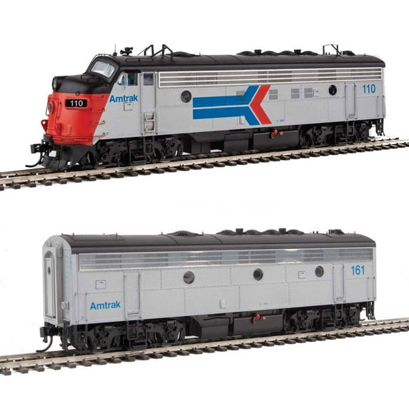 WalthersProto® EMD FP7-F7B Set - LokSound5® & DCC - Amtrak® #110 & 161 ...