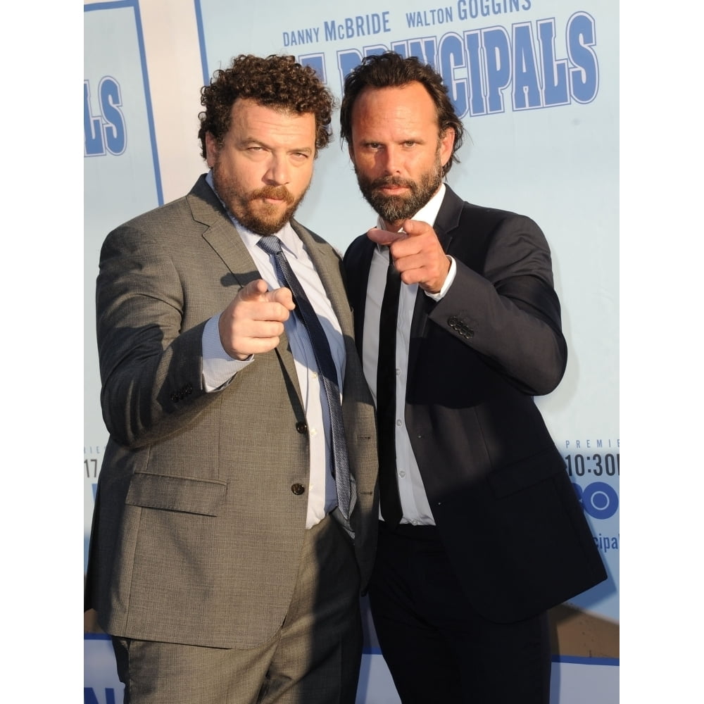 Walton Goggins Danny Mcbride At Arrivals For Vice Principals Hbo Series ...