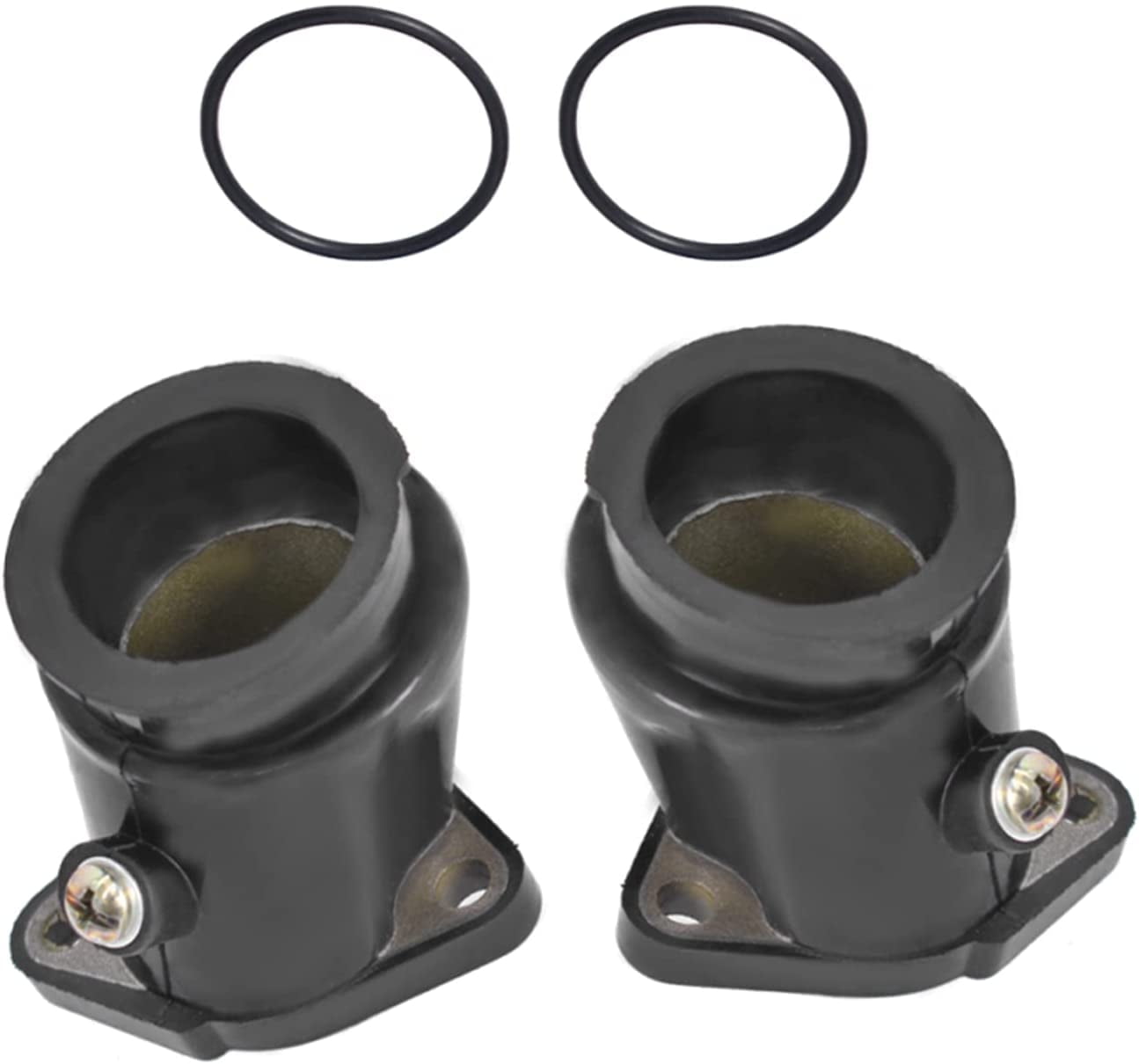 Waltyotur 2PCS Carburetor Intake Manifold Boot Carburetor Interface ...