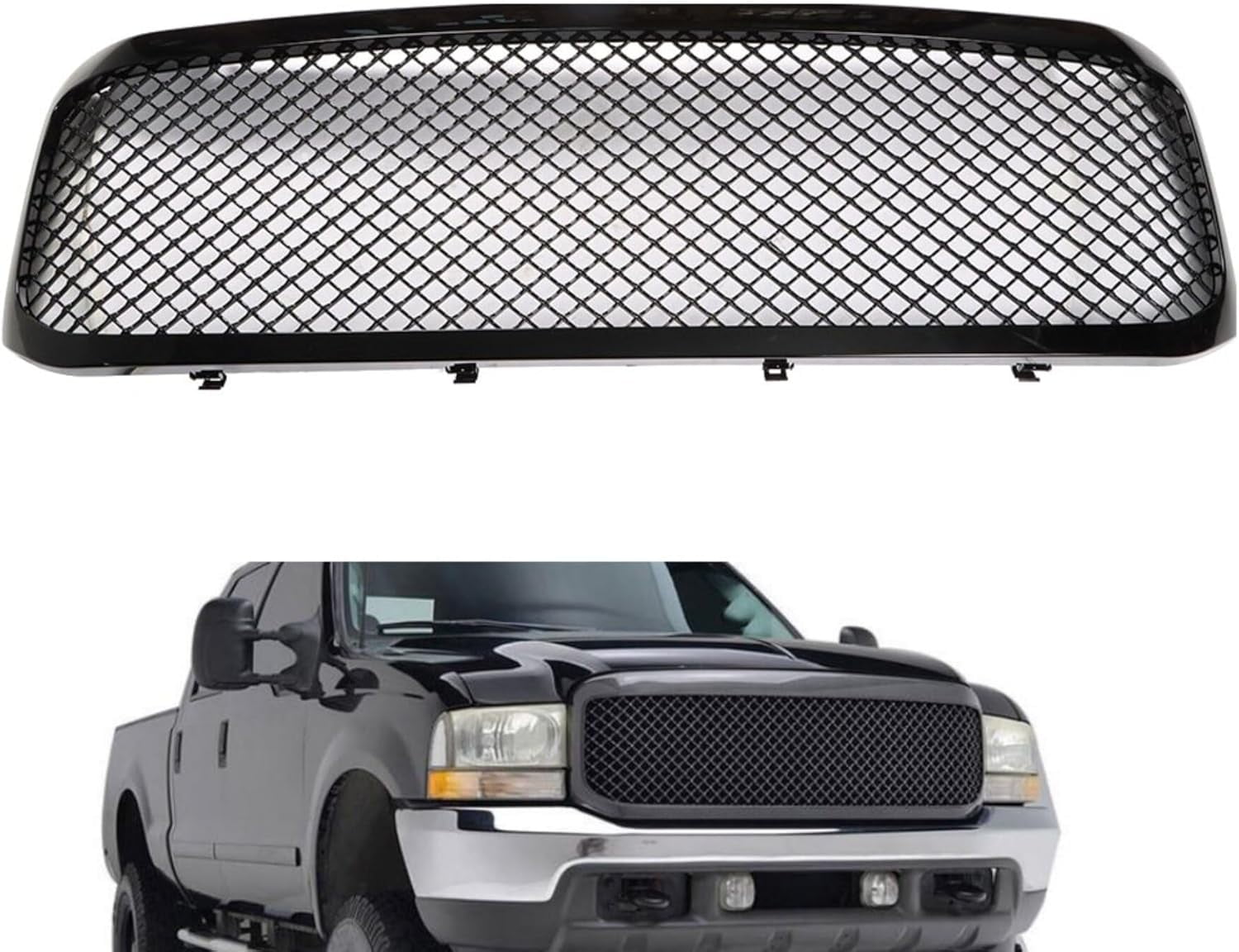 Waltyotur Front Hood Bumper Grille Grill Replacement for Excursion F250 ...