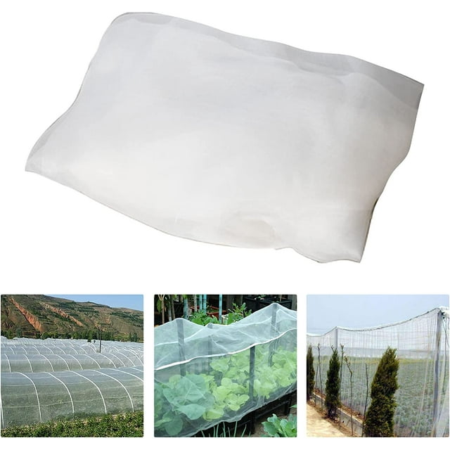Waltyotur elfinrm Garden Insect Netting, 10ft x 30ft Fine Mesh Netting ...