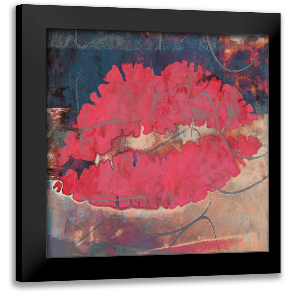 Waltz, Anne 20x20 Black Modern Framed Museum Art Print Titled - Lips ...
