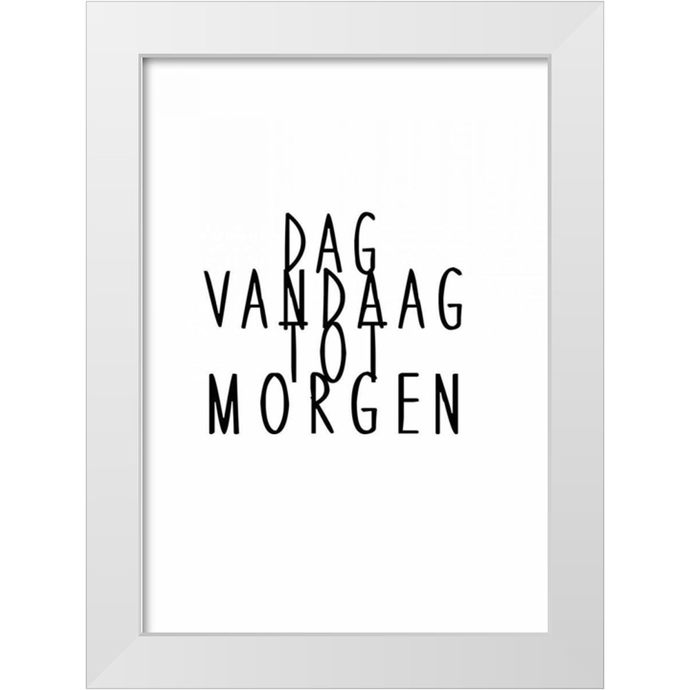Waltz, Anne 24x32 White Modern Wood Framed Museum Art Print Titled ...