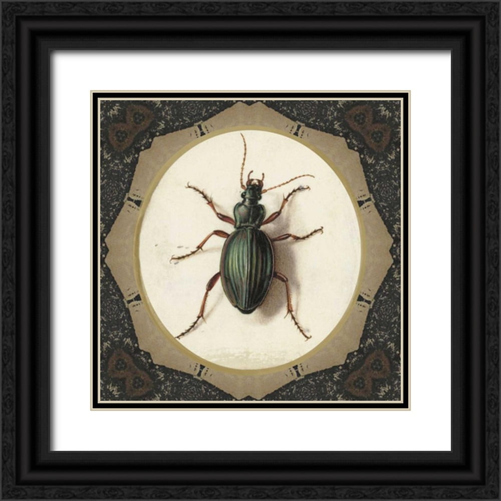 Waltz, Anne 26x26 Black Ornate Wood Framed with Double Matting Museum ...