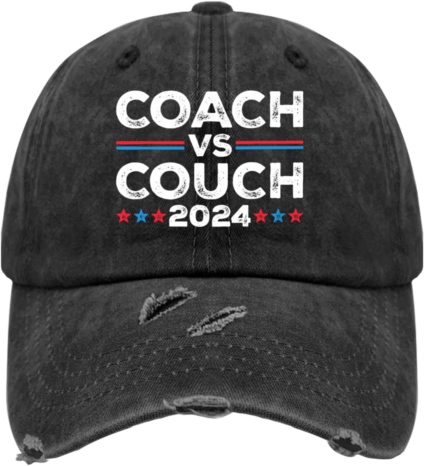 Waltz Vances 2024 Coachs Vs Couch Hats for Mens Washed Distressed ...