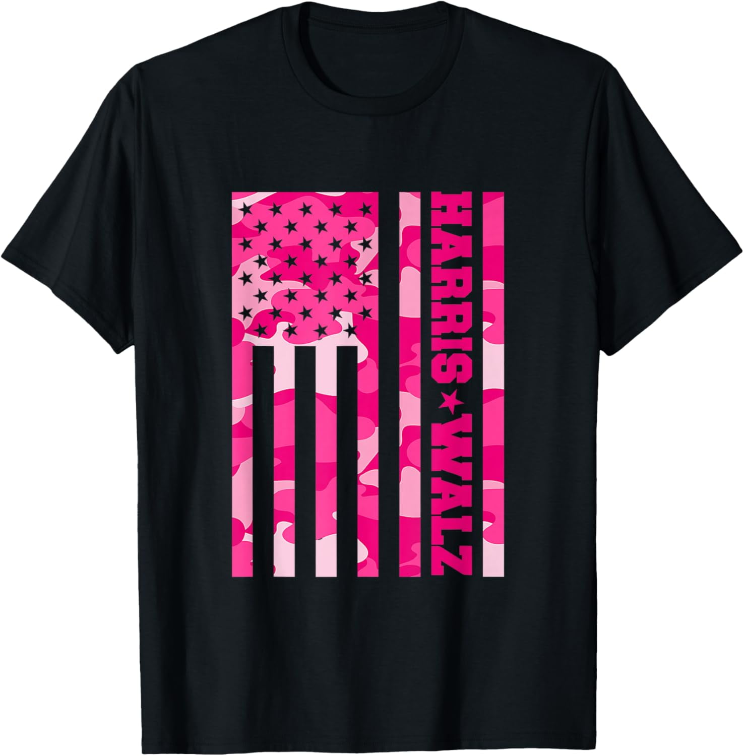 Walz Pink Camo Tim Walz Camo Harris Walz 2024 Tim Waltz Camo T-Shirt ...