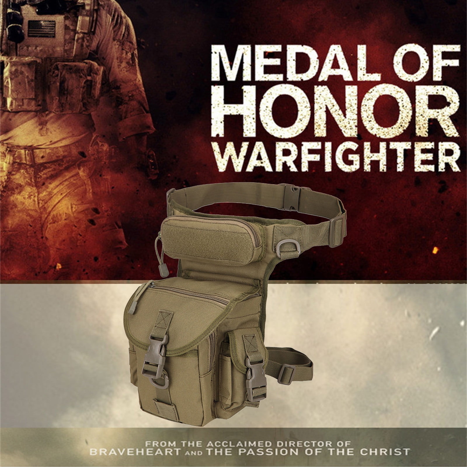 Wamans Drop Leg Bag Multi-Purpose Tactical Drop Leg Bag Men Waist Pack ...