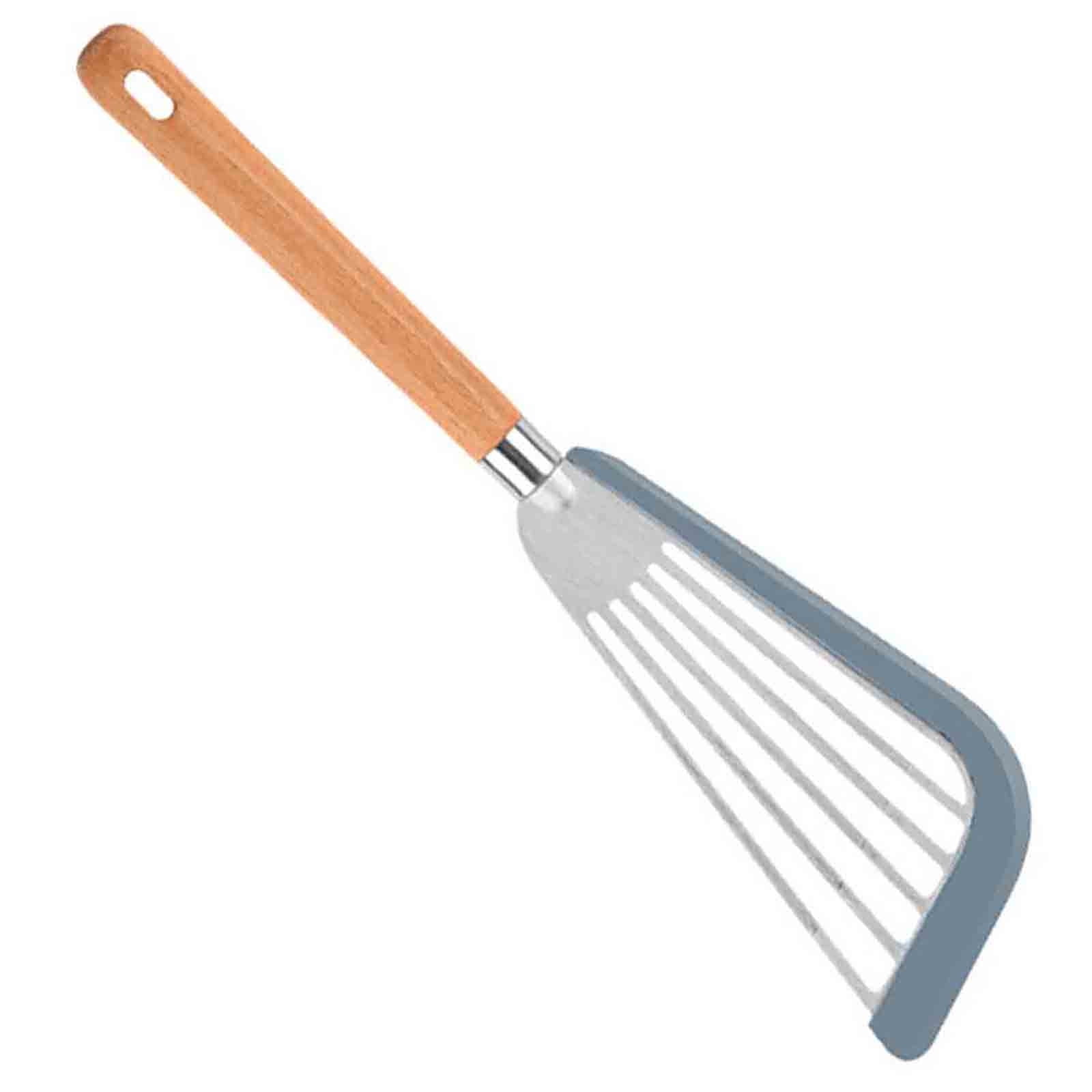 Wamans Metal Spatula, Stainless Steel Slotted Fish Spatula with Heat ...