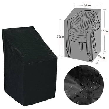 Vikakiooze Waterproof Outdoor Stacking Chair cover garden parkland ...