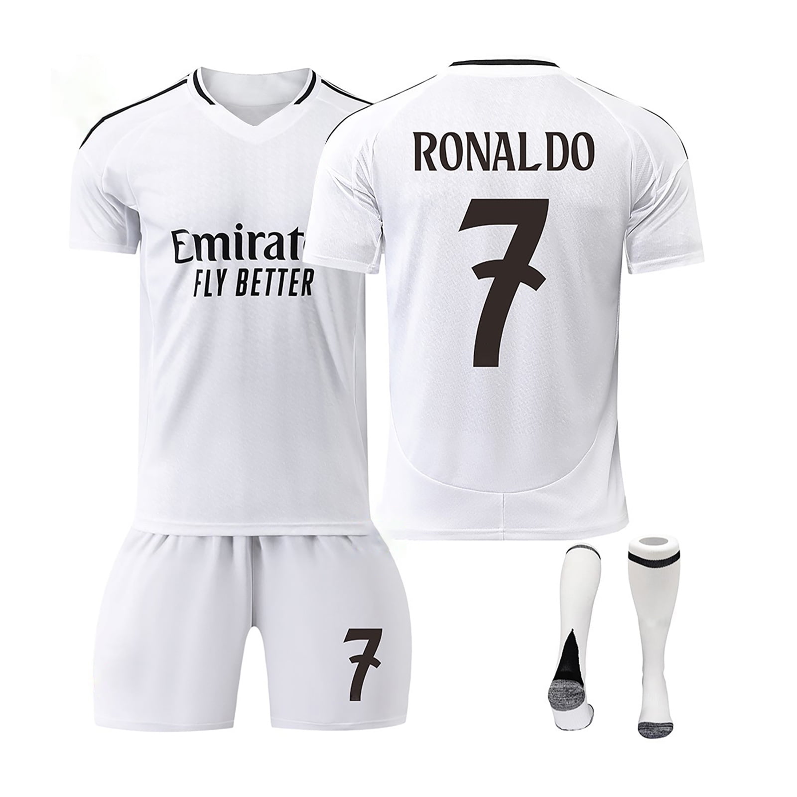 Wami 2425 Famous Soccer Team Home Game Soccer Jerseys 3 Piece Sets ...
