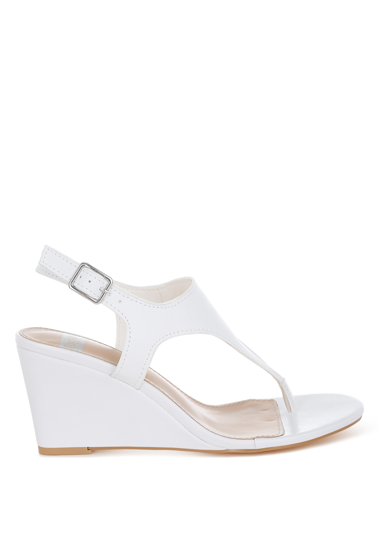 Wami Real Leather Wedge Heel Sandals - Walmart.com