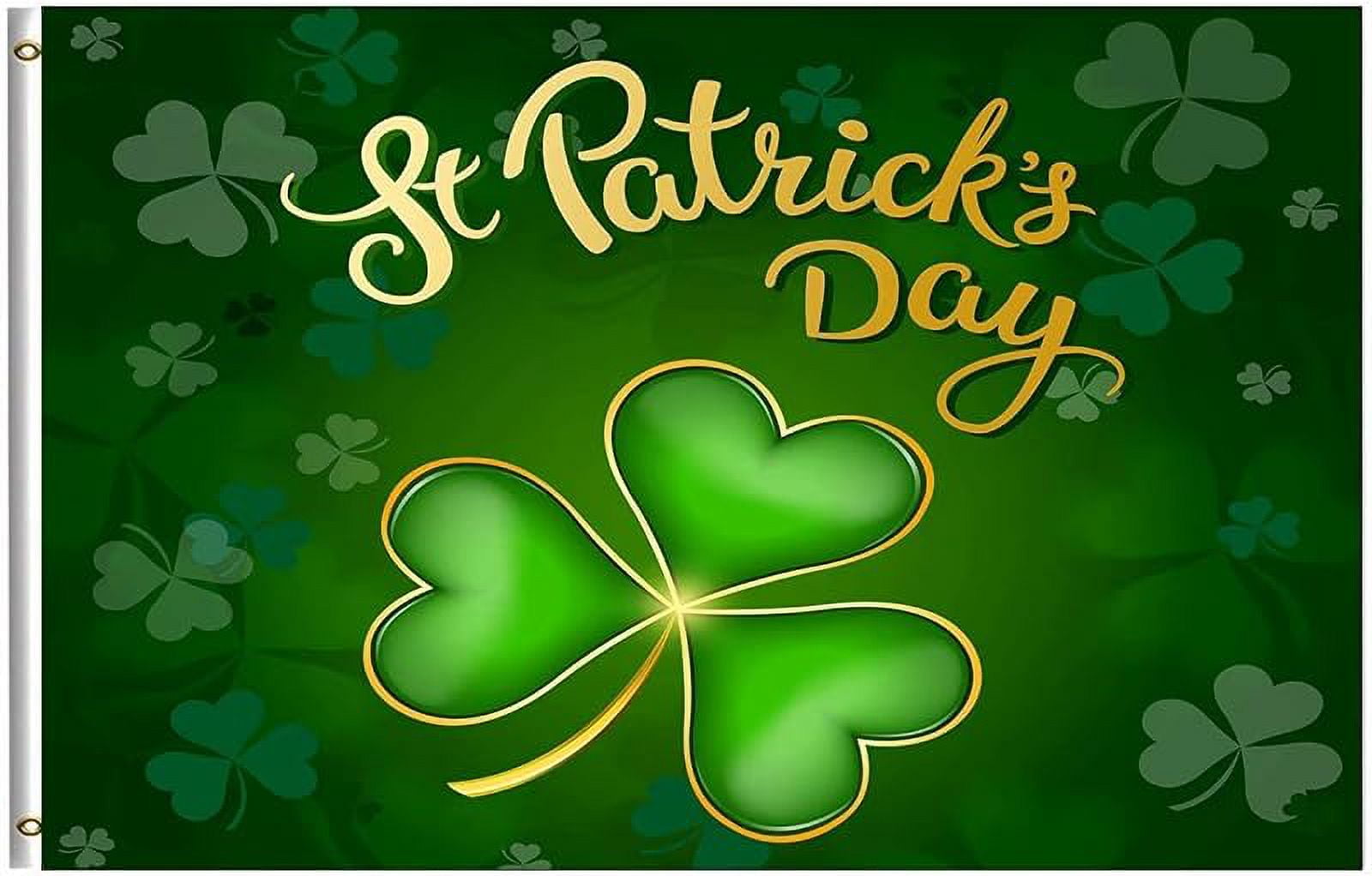 Customer reviews for Wamika St.Patrick's Day Flag 3x5 FT Green Shamrock ...