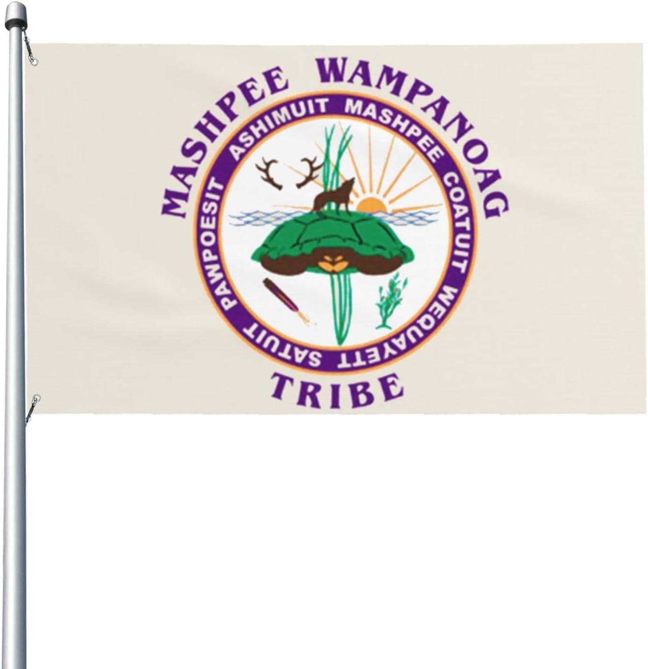 Wampanoag Flag Flag 3x5 Ft UV Resistant Durable Quality Decoration Yard ...