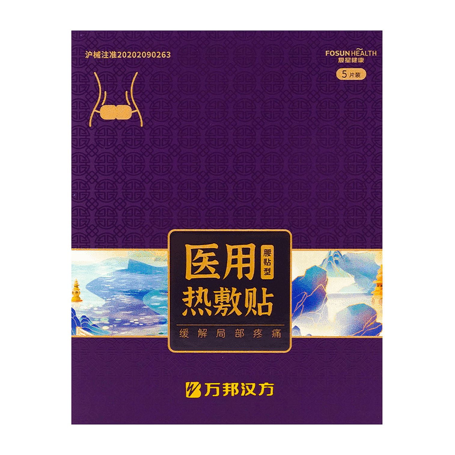 Wan Bang Medical Heating Patch For Lower Back Pain Relief 5 Patches ...