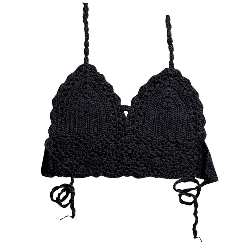 WanGangfxjsj Women Bathing Suits Tops Bikini Knit Tank Built-In Bra ...