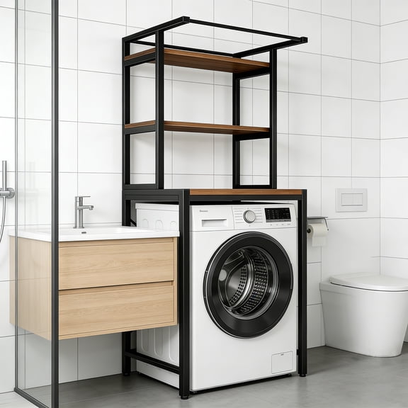 Laundry Shelf Over Washer Dryer