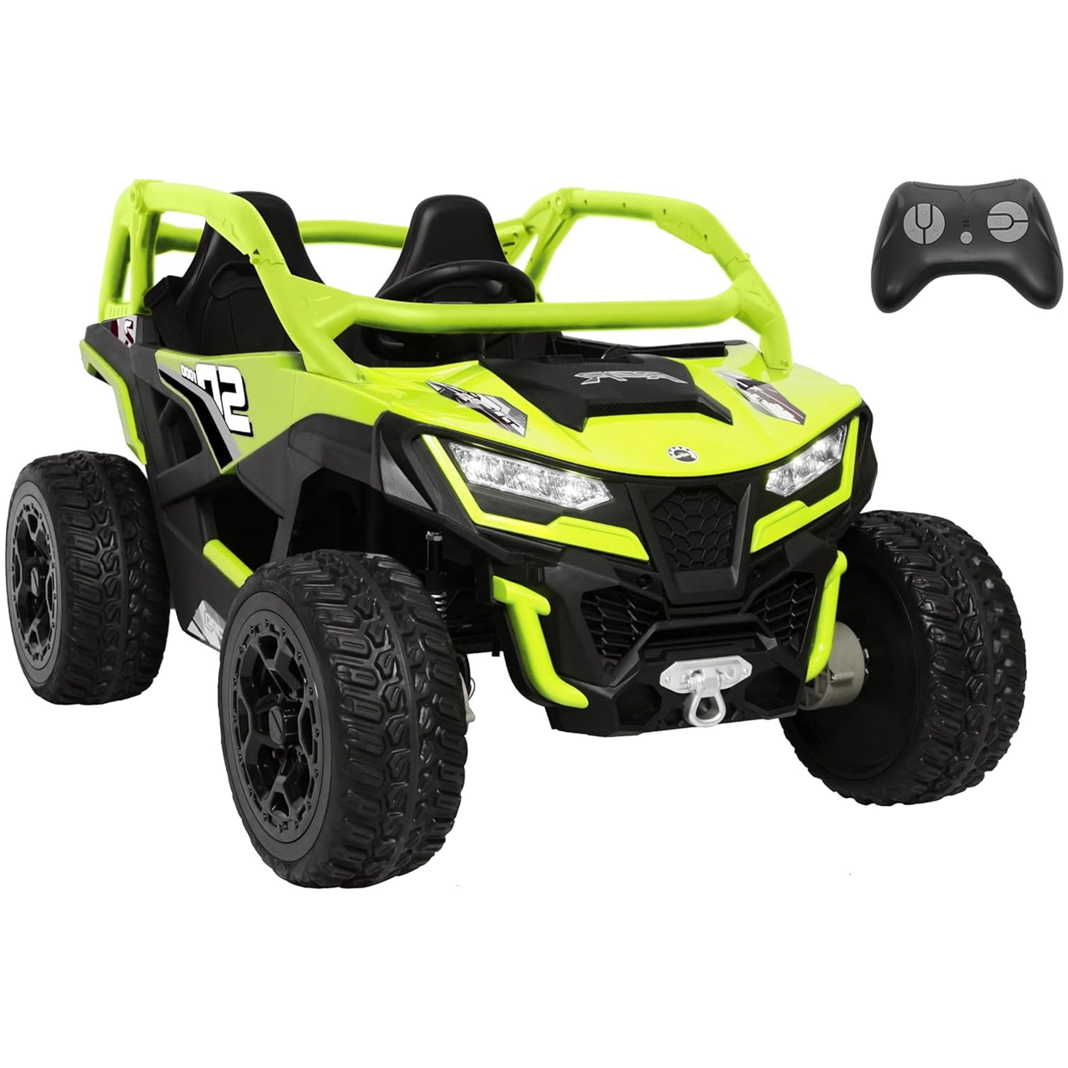 Wanan 24V 10AH 2 Seater Power of Wheels, 21 Inch 4WD/AWD Large Kids ...