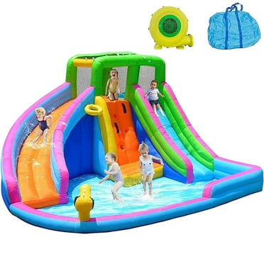 Baguery 19ft Inflatable Water Slide Bounce House for Kids Backyard Park ...