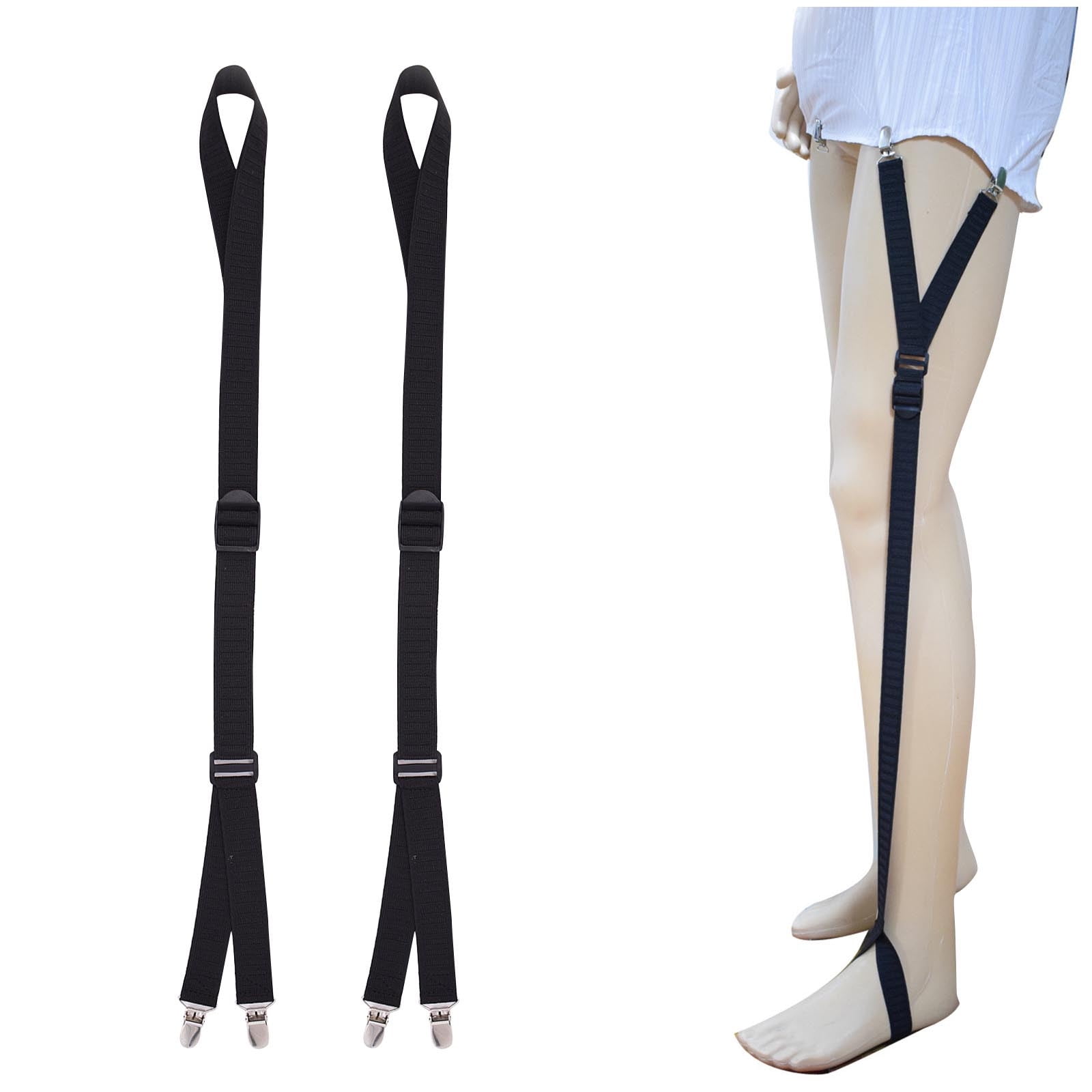 Wancir 2 Pairs Shirt Stays For Men, Shirt Stays For Men Police ...