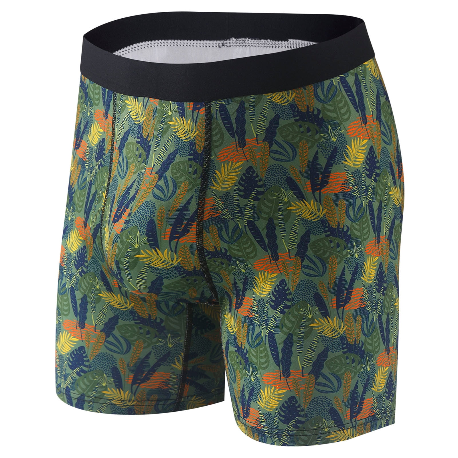 Wancir 4 Pc Men's Plain Boxer Shorts 100% Cotton Underwear Knit Solid ...