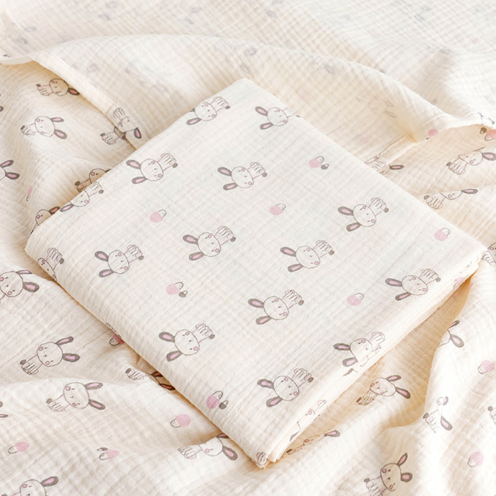 Wancir Baby Muslin Bath Towels, Super Soft Cotton Bath Towel 2 Layers ...