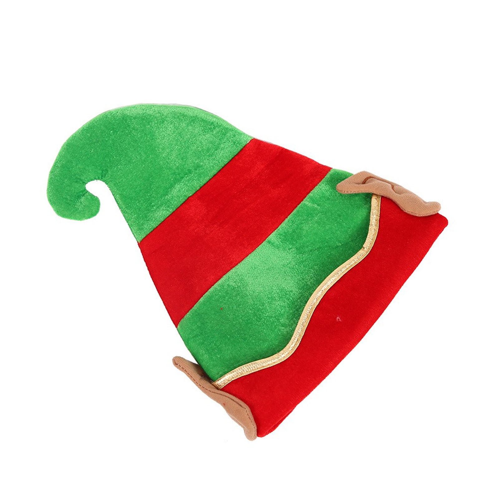 Wancir Christmas Hats Unisex Elf Hats Jingle Bells Xmas Hats for Kids ...