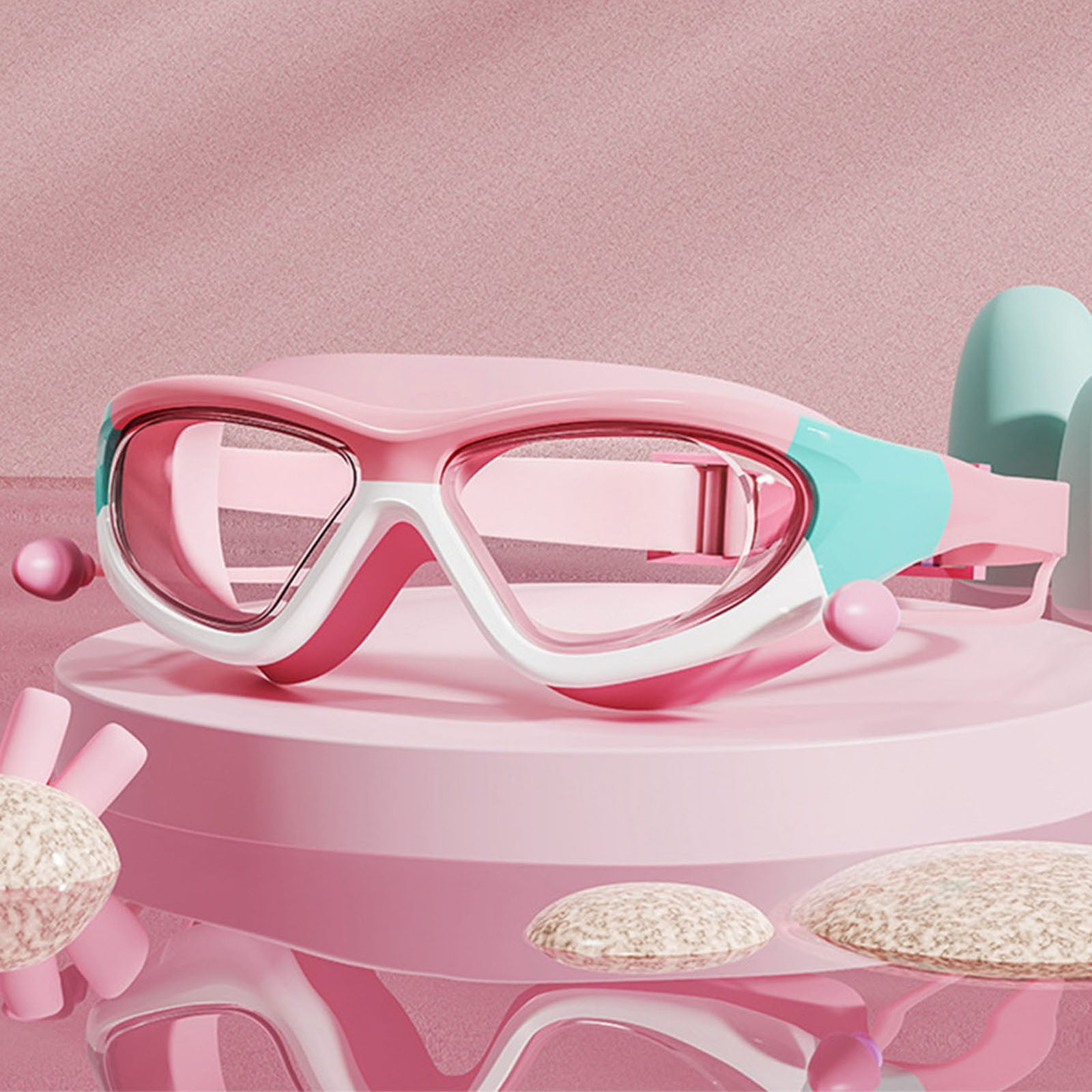 Wancir Flex Youth Swim Goggles 3-10 | Leak-Free & Comfortable Kids Swim ...