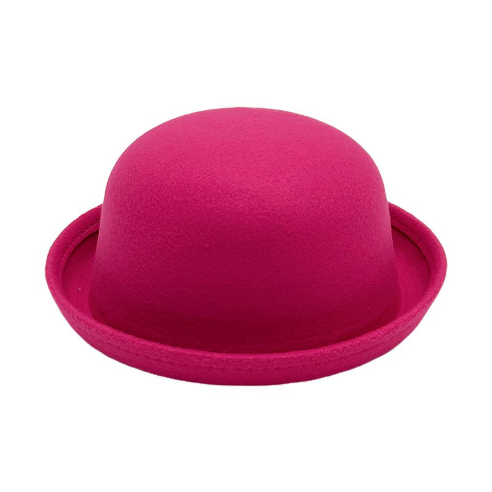 Wancir Girls Fedora Hat Dome Cap Children Dress Hats Kids Felt Hats ...