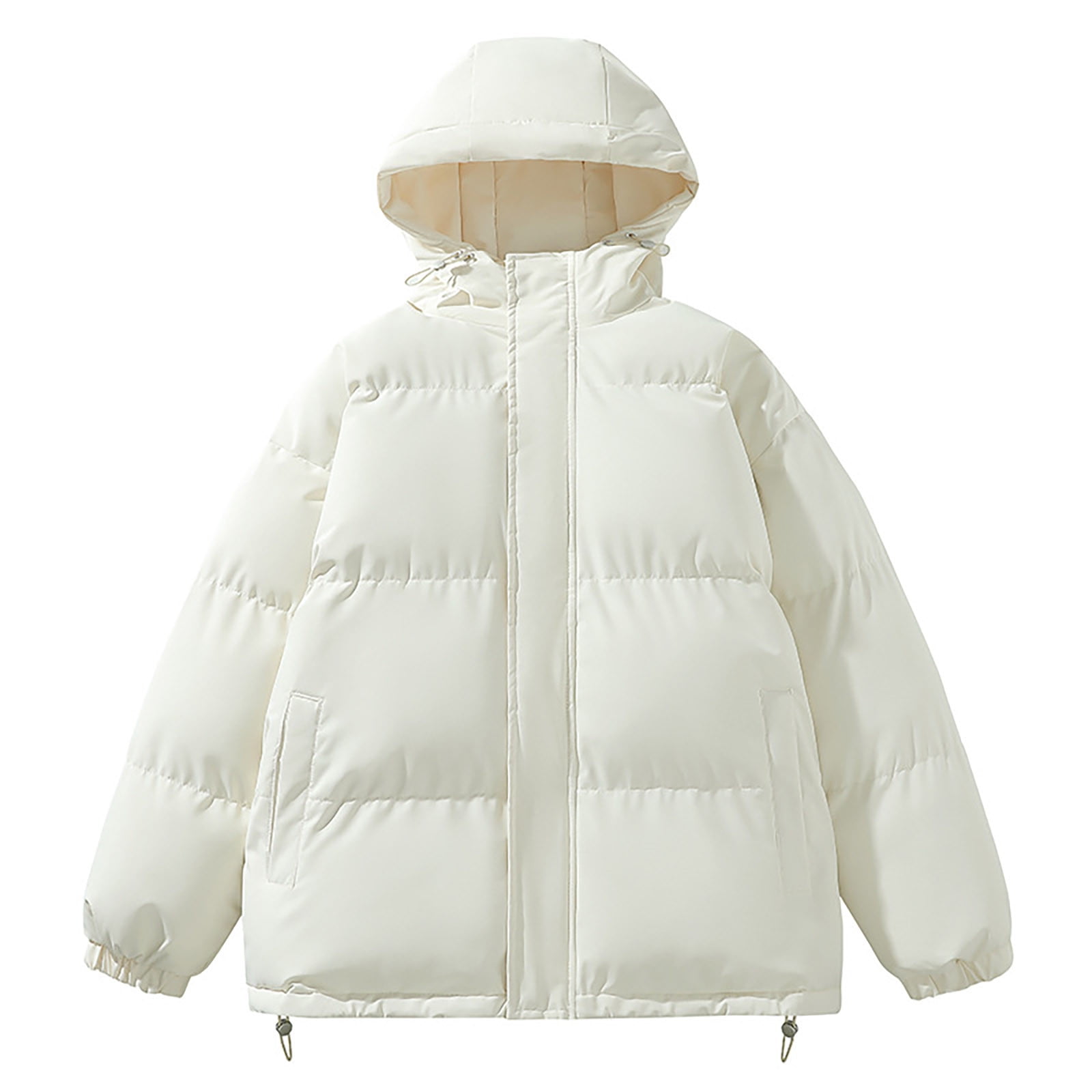 Wancir Men's Quilted Puffer Jacket - Lightweight Hooded Fleece Lined ...