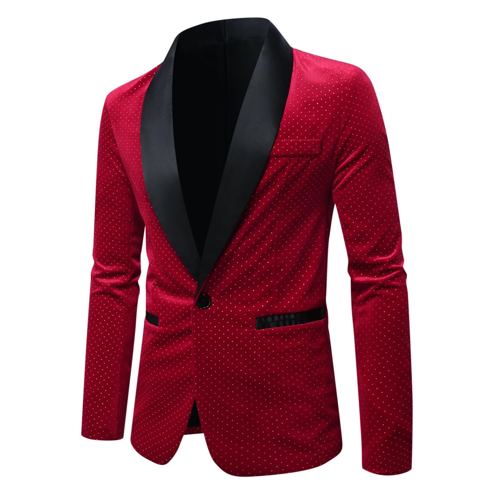 Wancir Men's Tuxedo Jacket Slim Fit Shawl Lapel Blazer Suit Jackets for ...