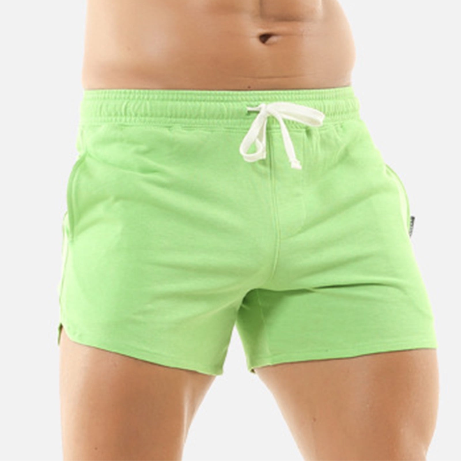 Wancir Mens Athletic Gym Shorts Cotton Jogger Workout Lounge Jersey ...