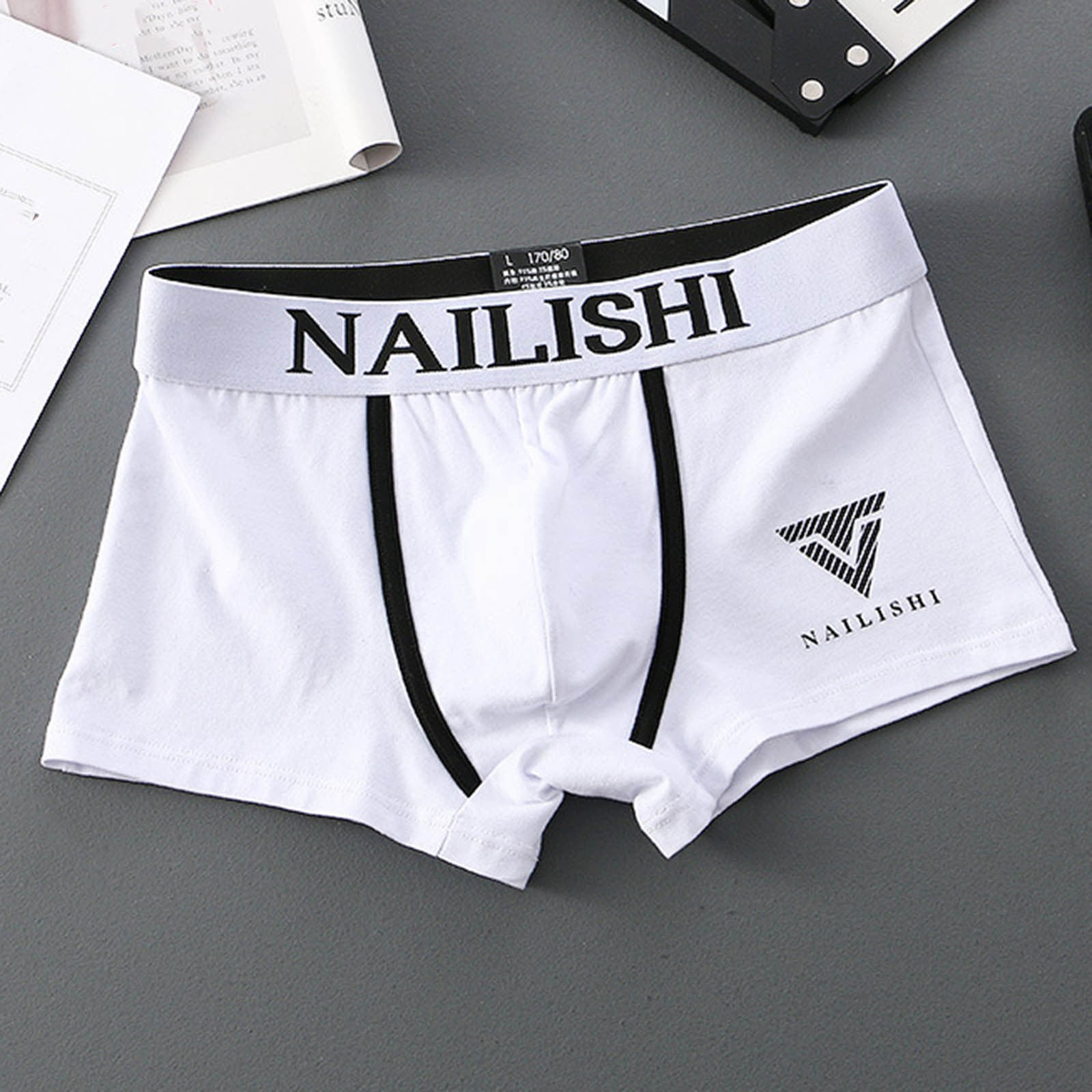 Wancir Mens Sexy Seamless Comfy Underwear Briefs Dual Pouch Briefs ...