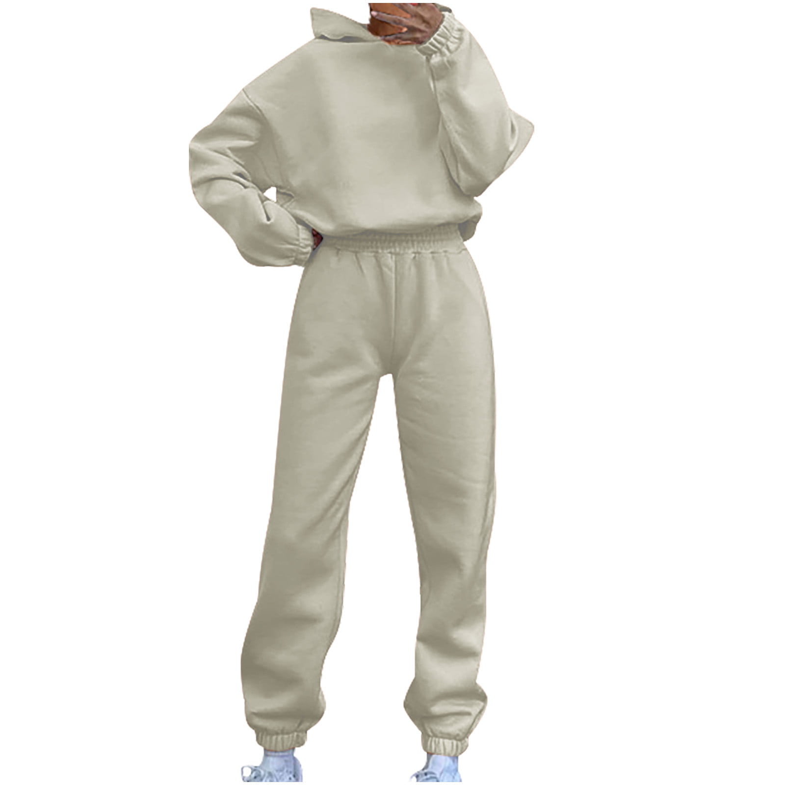 Wancir Sweatsuits for Women Set Jogger Set Hoodie Two Piece Lounge Suit Long Sleeve Athletic ...