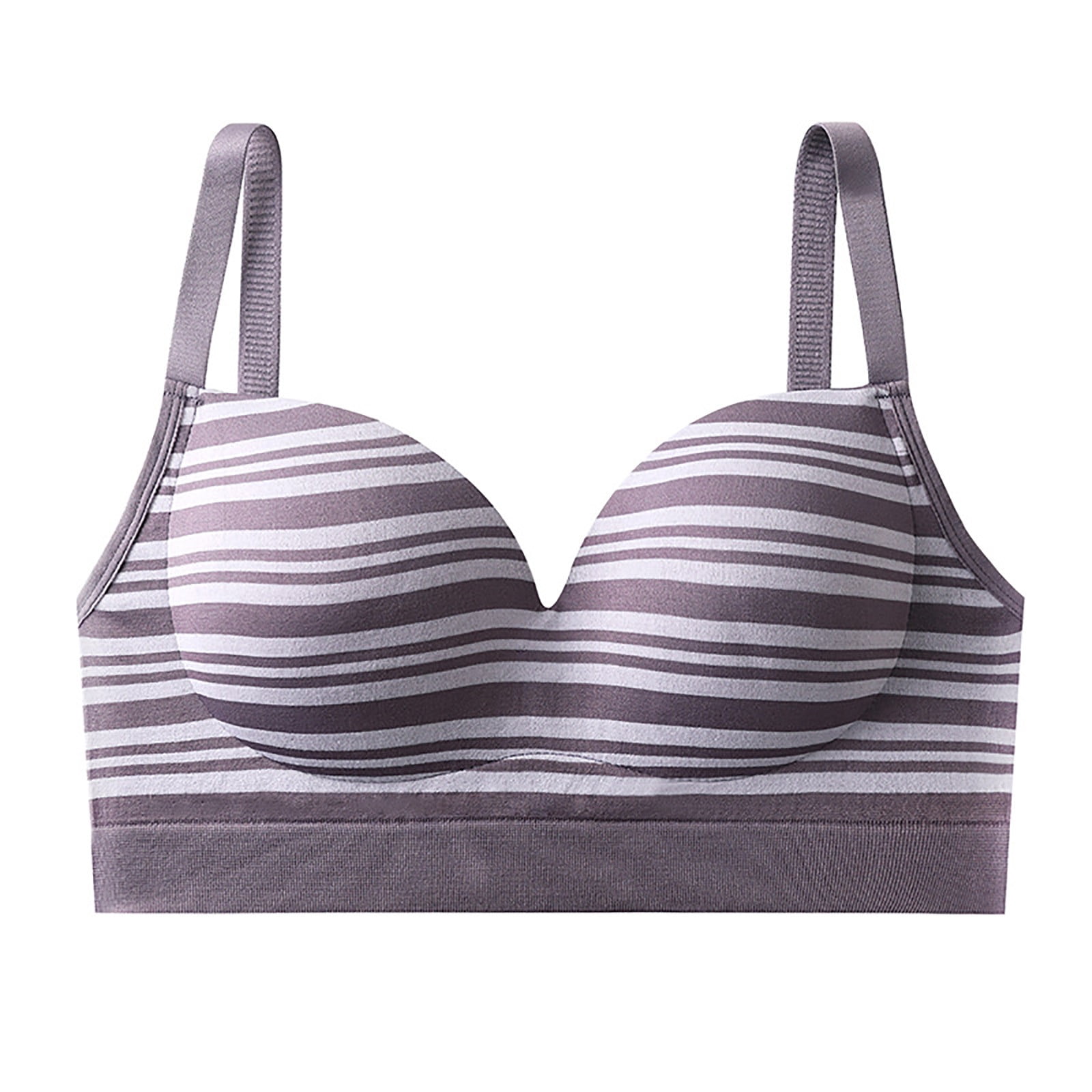 Wancir Teen Girls' Striped Bralette - Airflow & Soft Lift for School ...