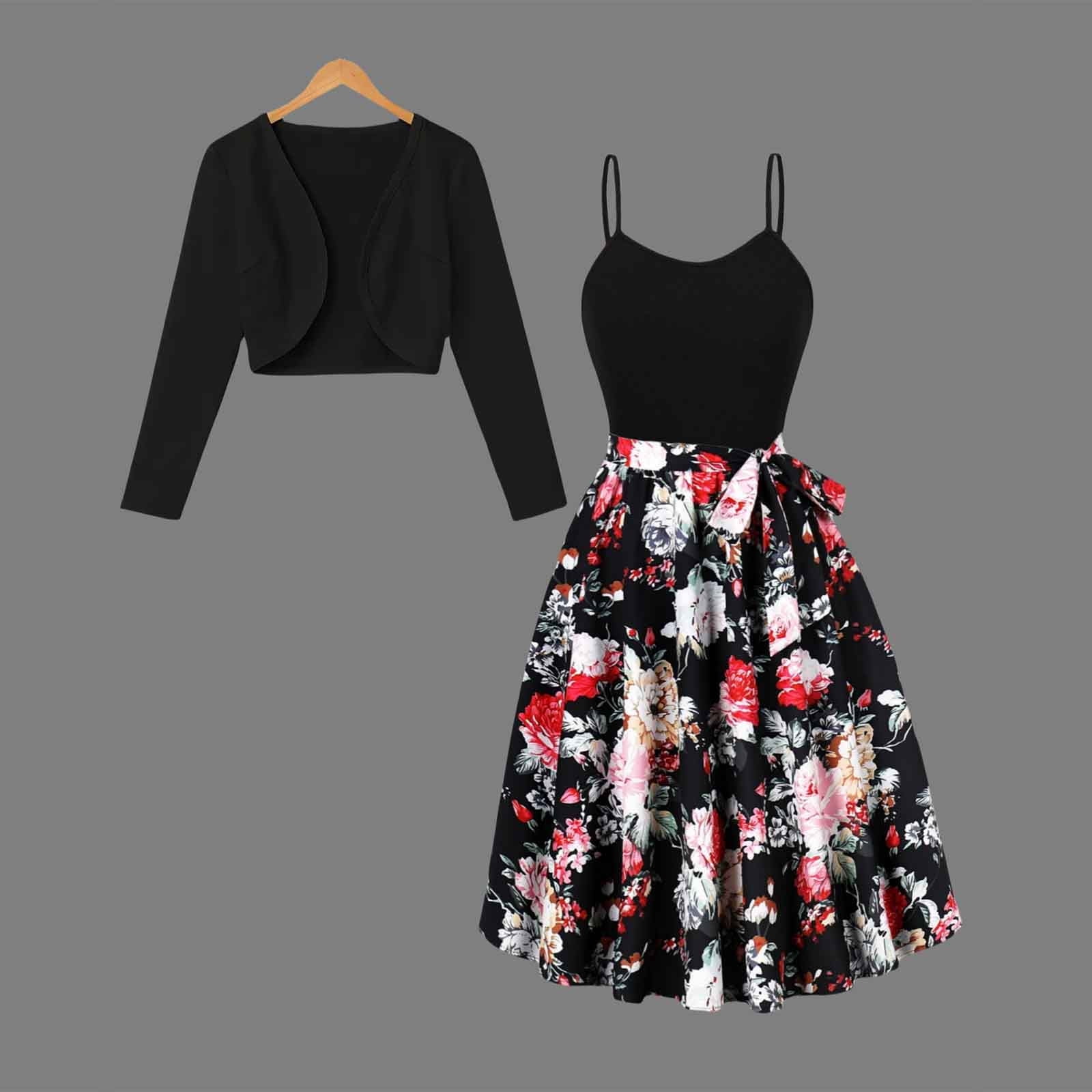 Wancir Women Vintage Audrey Retro Rockabilly Prom Dress Cocktail Party ...