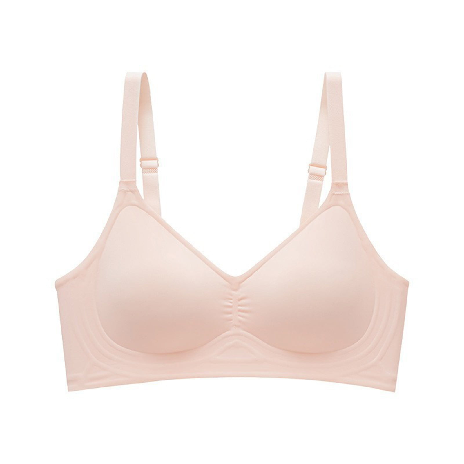 Wancir Women's Seamless Solid Color Underwear Nude Comfortable Push-up ...